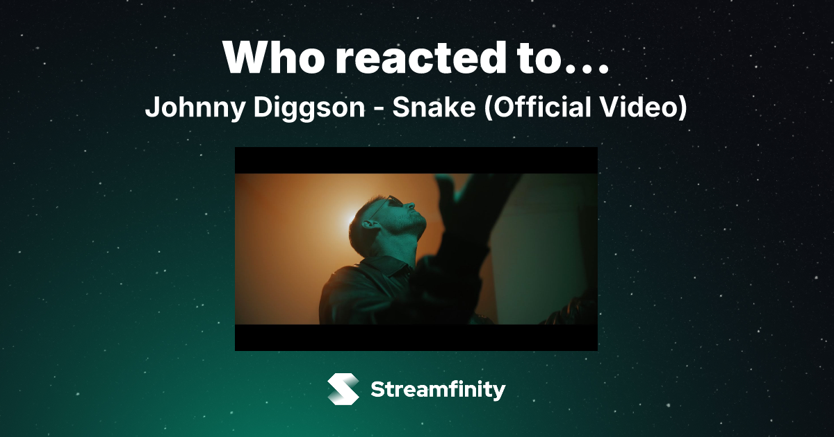 Wer reagiert auf "Johnny Diggson - Snake (Official Video)" von KRB Mode ...